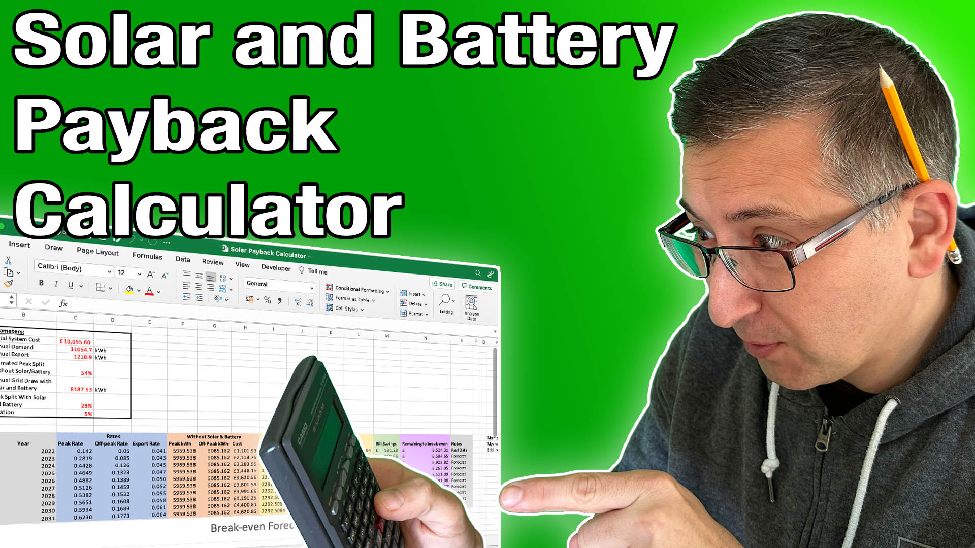 Solar and Battery Payback Calculator (with real data!) « Speak to the Geek