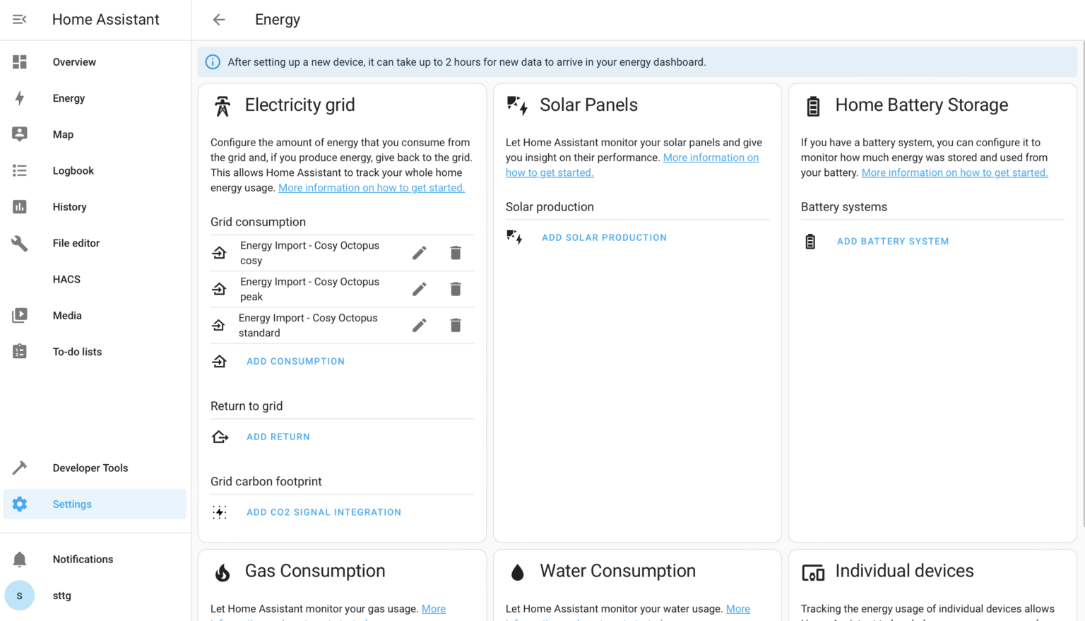 Octopus Smart Tariffs and Home Assistant’s Energy Dashboard « Speak to ...