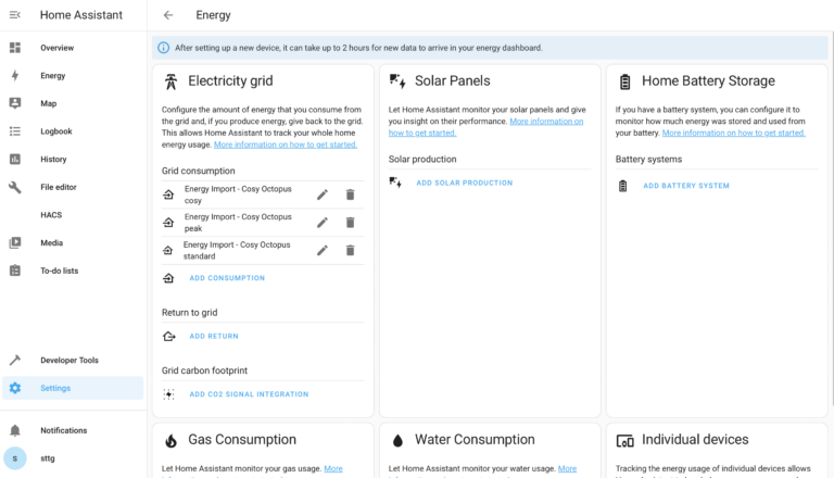 Octopus Smart Tariffs and Home Assistant’s Energy Dashboard « Speak to ...