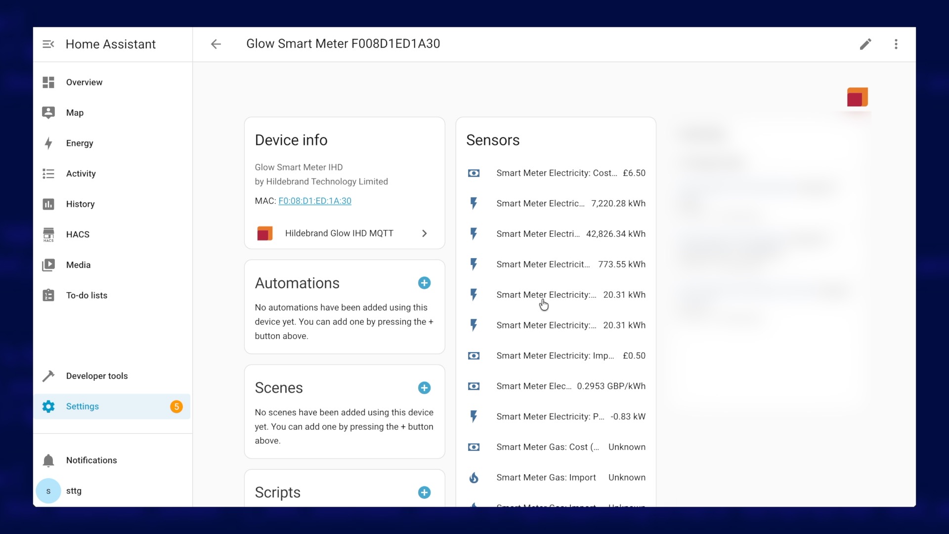 Glow Smart Meter Display and Home Assistant: Tutorial (2025 Update ...